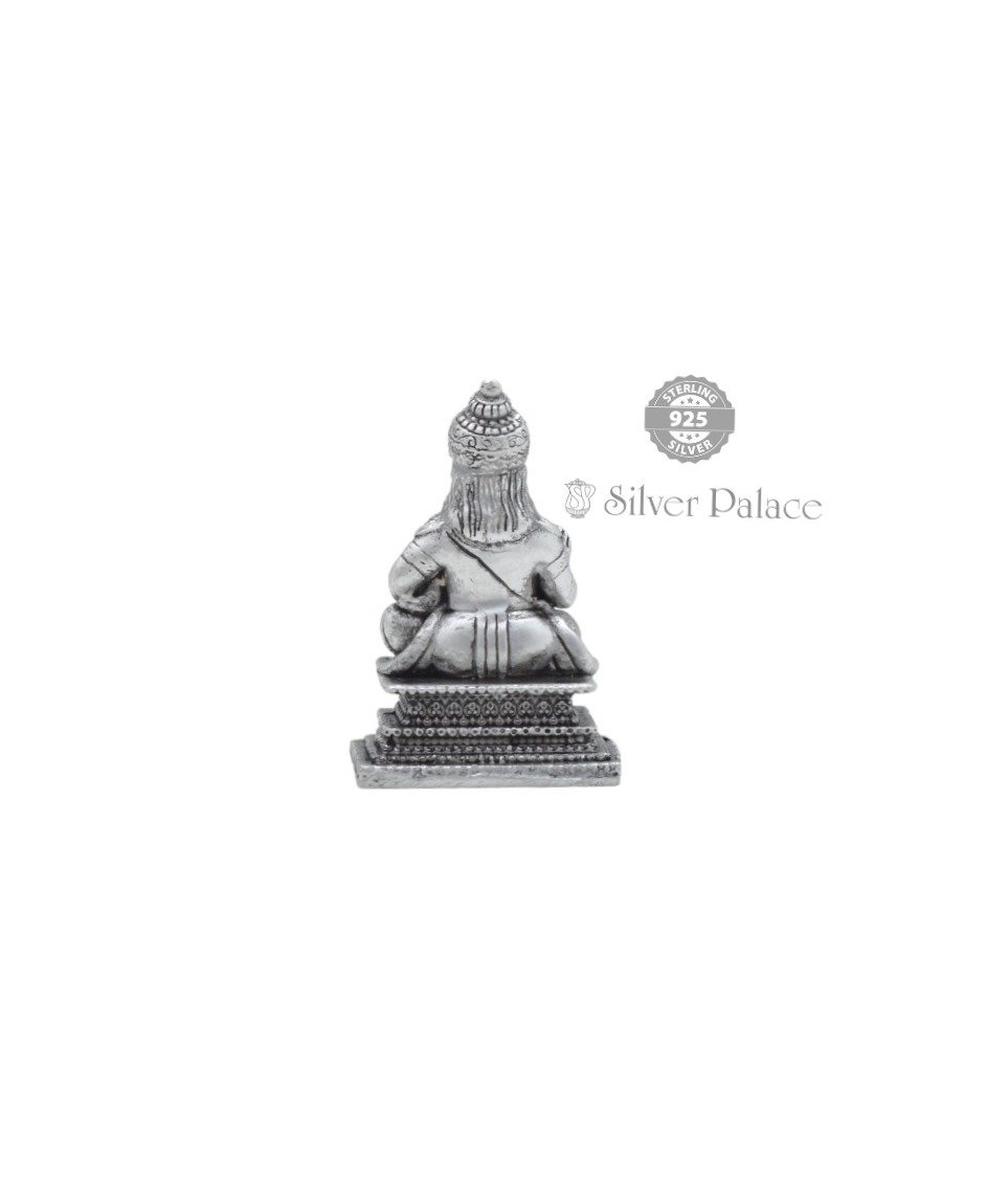 925 Oxidised Silver Kuber Idol - Divine Wealth And Prosperity For ...