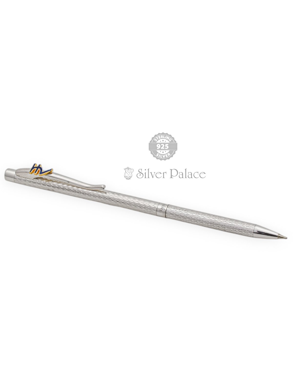 92.5 Pure Silver Ballpoint Pen With Rupee Symbol Writing Instrument ...