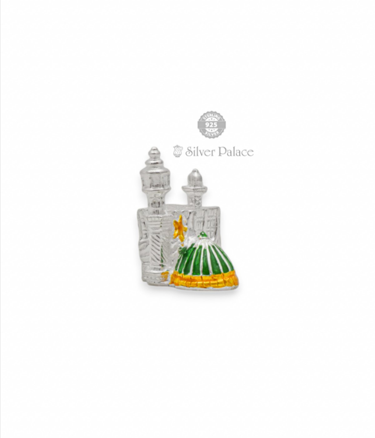 925 Silver Mecca Idol For Show Piece And Gift To Your Muslim Friend ...