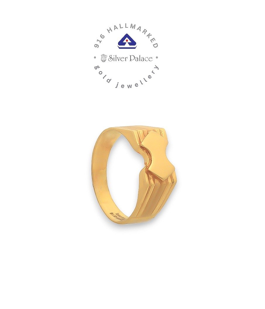 Kanche Collections Daily Wear Gold Ring For Mens & Boys - Silver Palace