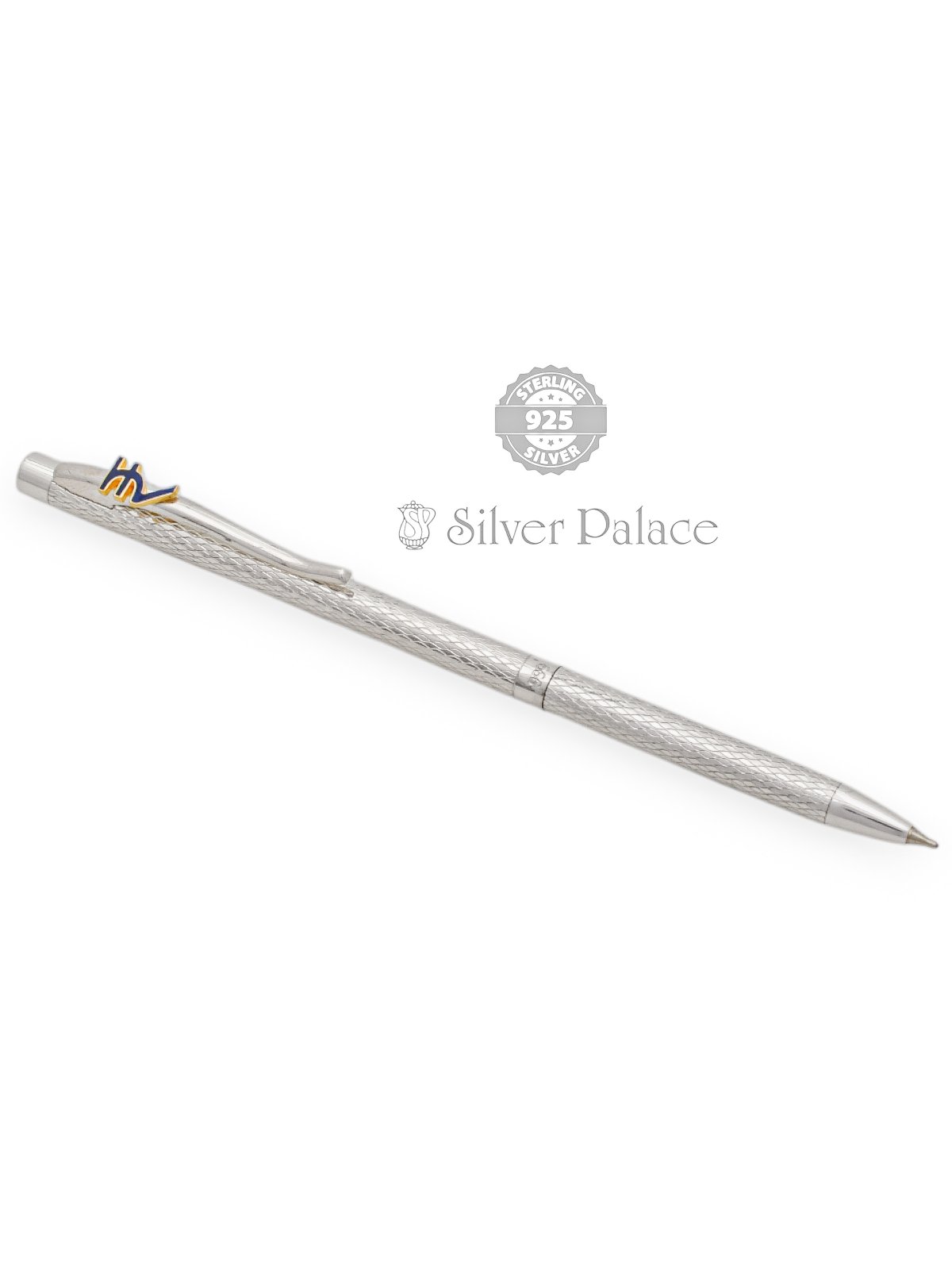92.5 Pure Silver Ballpoint Pen With Rupee Symbol Writing Instrument ...