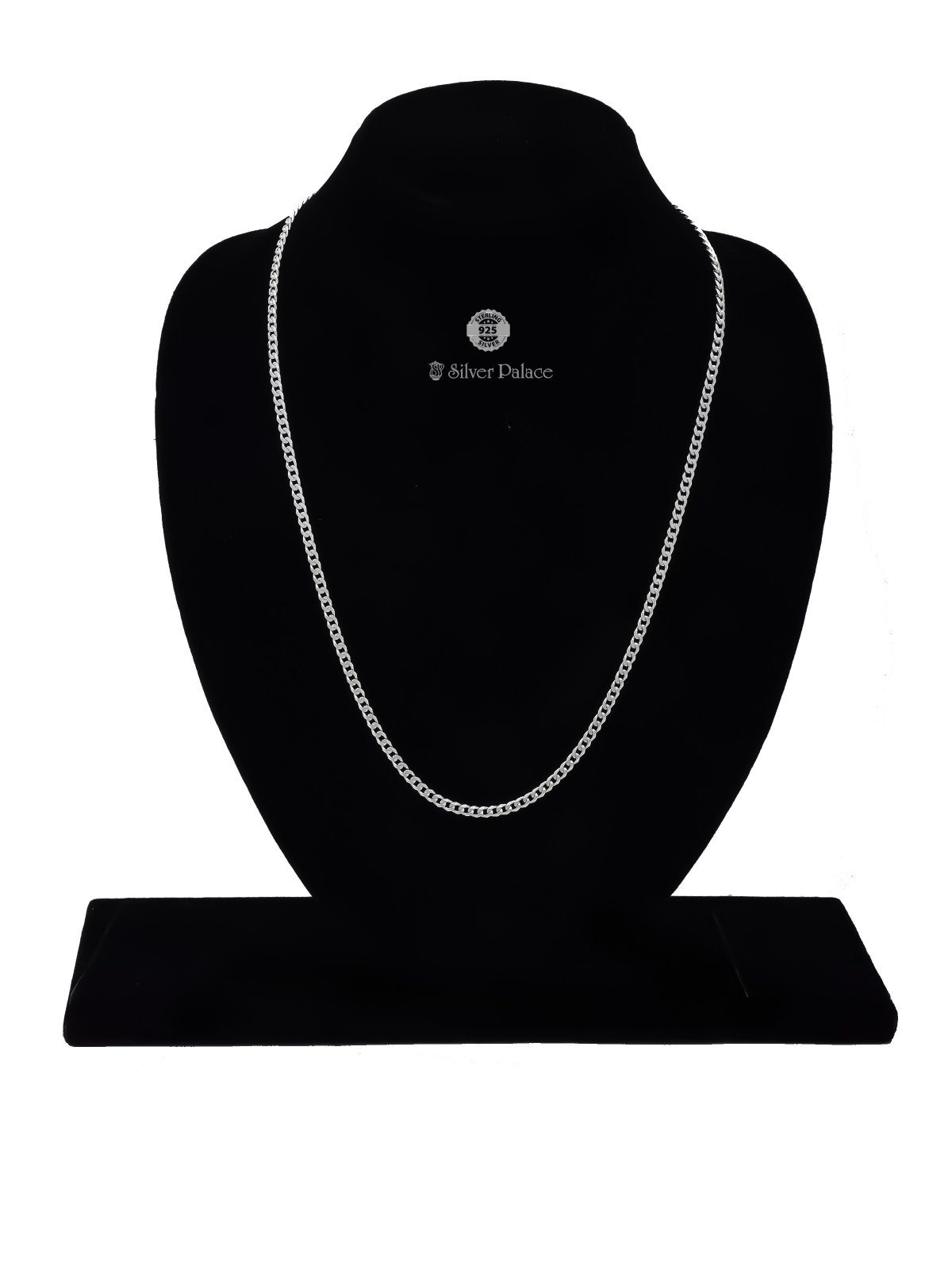 925 Sterling Silver Curb Curb Chain For Kids Aara Collection - Silver ...
