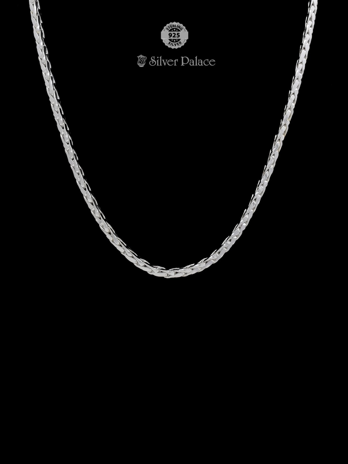 925 Sterling Silver Fancy Chain For Men Mauve Collection - Silver Palace