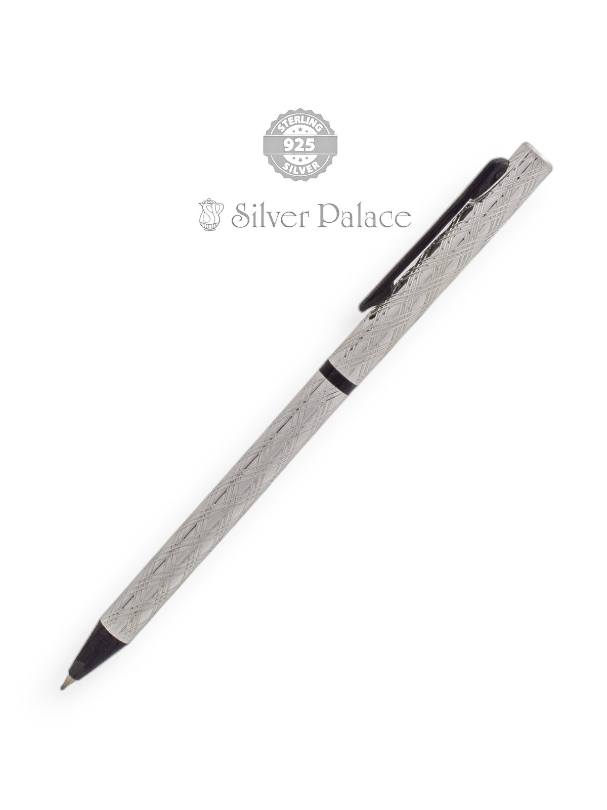 92.5 Pure Silver Ballpoint Pen For Best Corporate Gift - Silver Palace