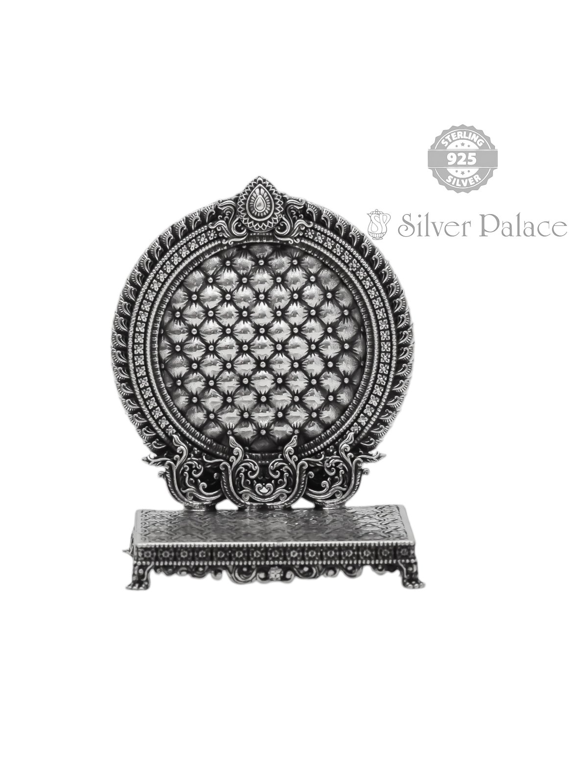925 Silver Peetam Elevate Your Pooja Room With Divine Elegance - Silver ...