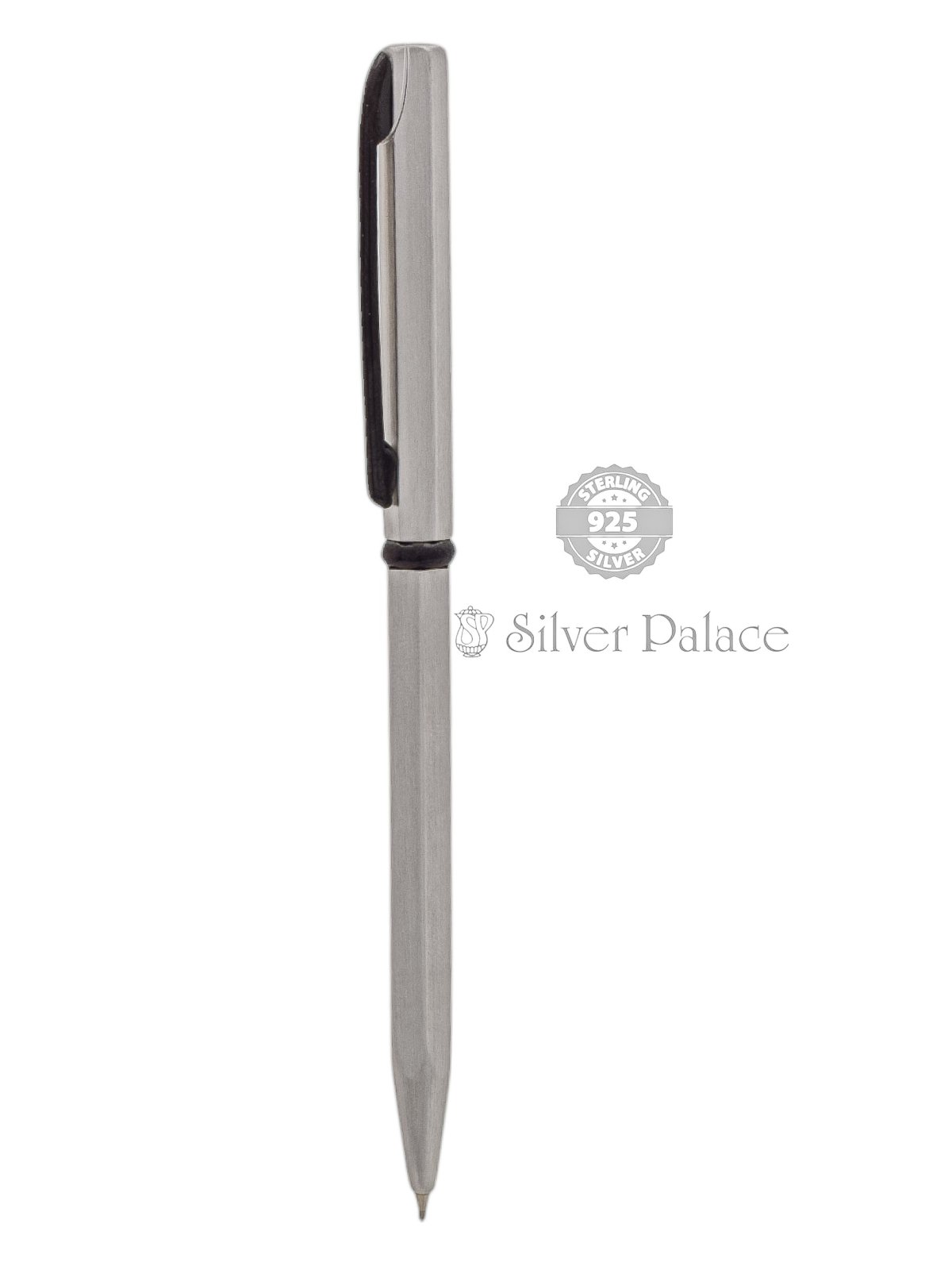 92.5 Pure Silver Ballpoint Pen Parker Pen In Silver - Silver Palace