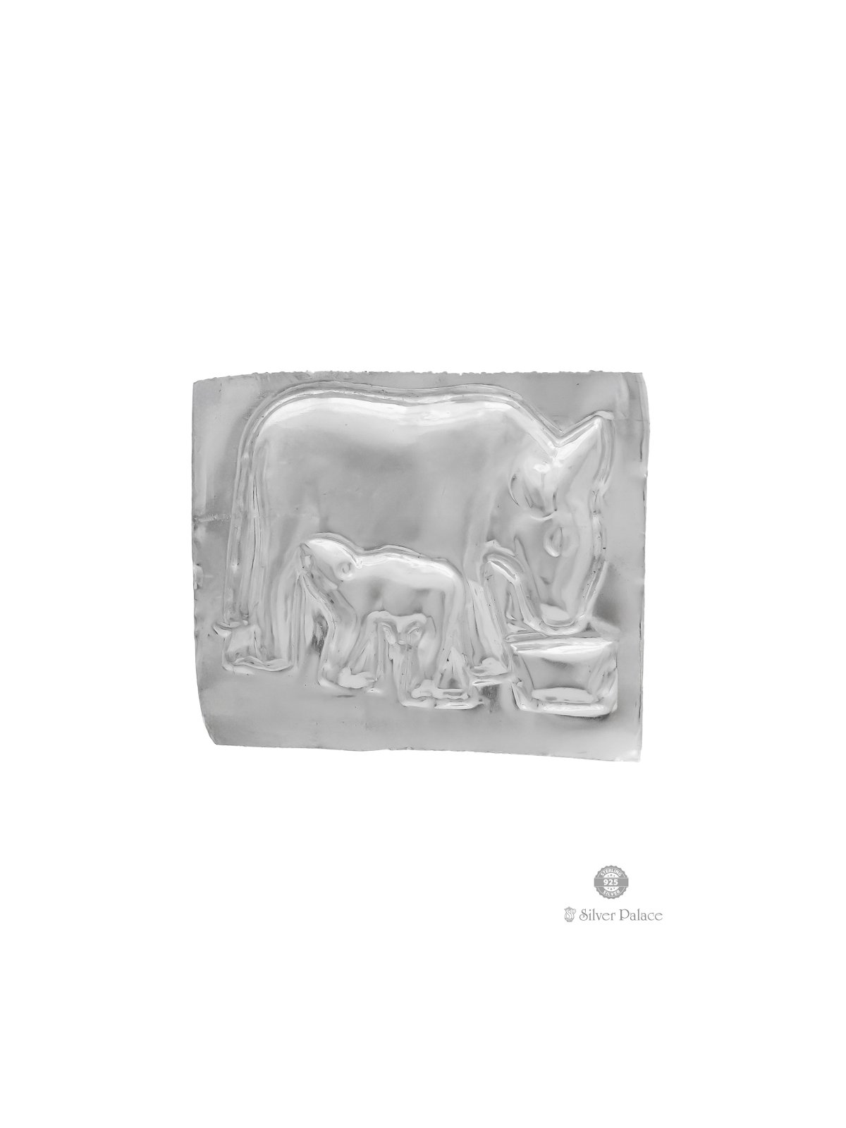 925 Silver Gomatha Silver Sheet For Divine Use Shri Collection - Silver ...