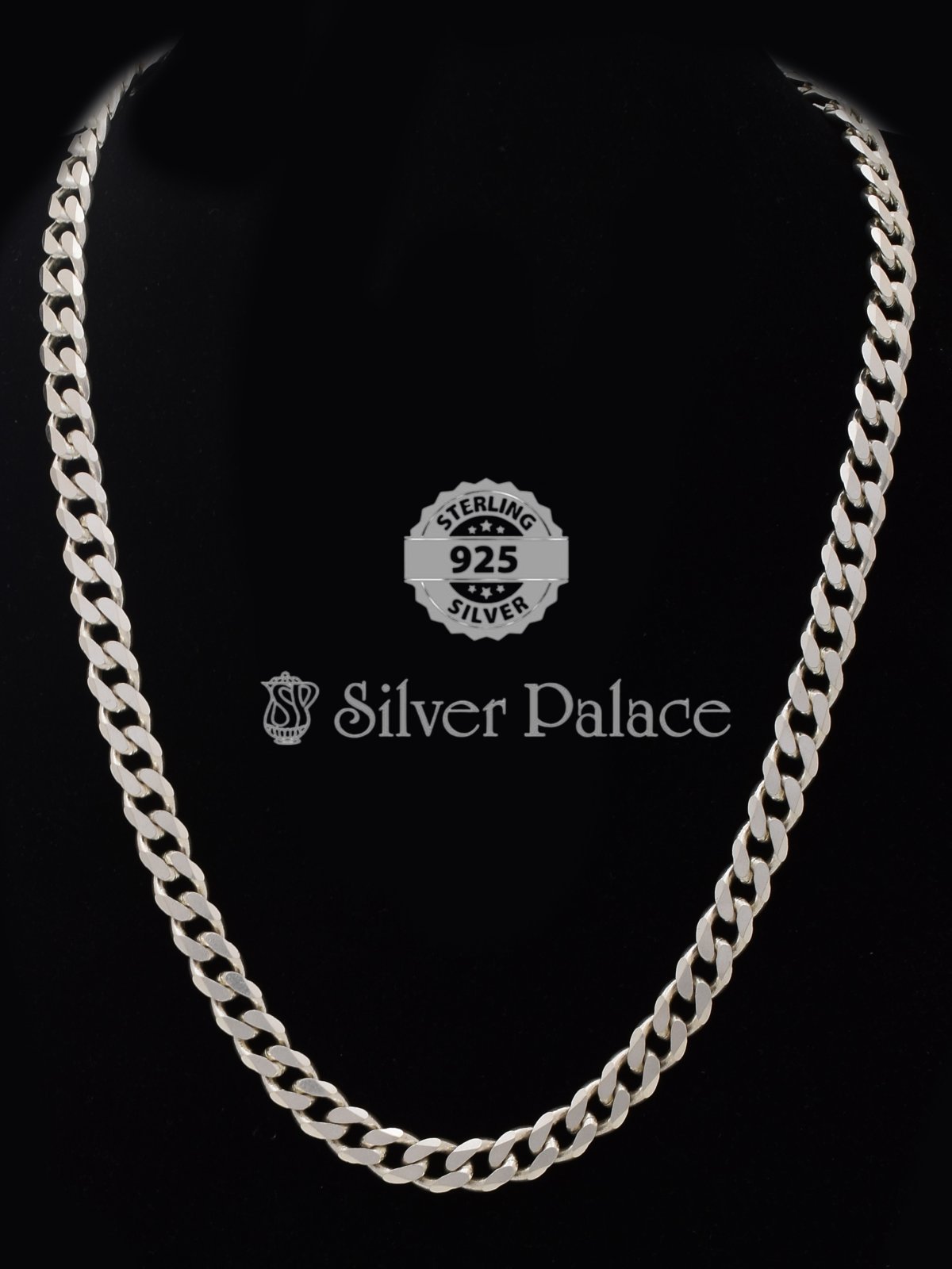 925 Sterling Silver Wheat Link Chain For Men - Silver Palace