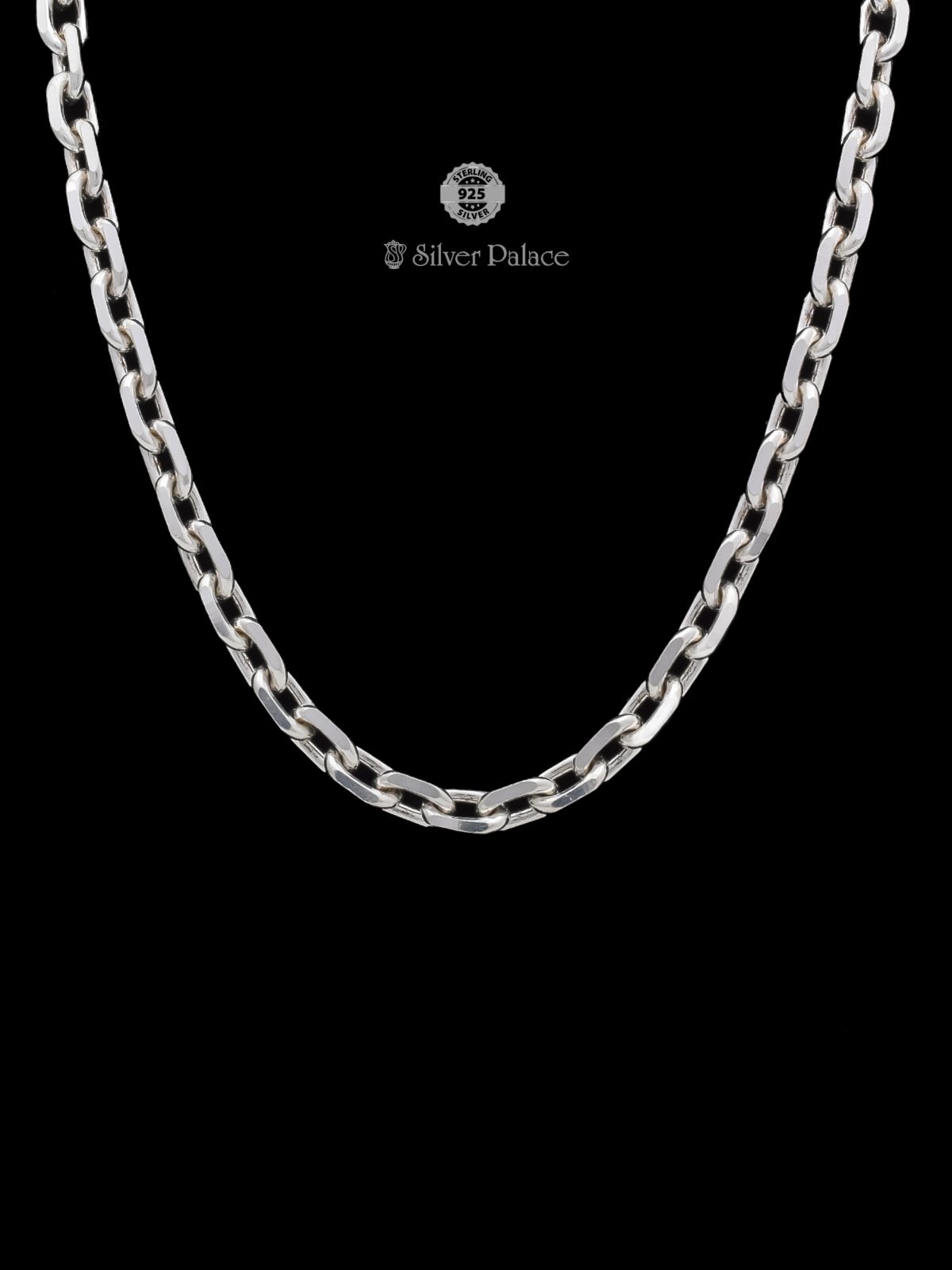 925 Sterling Silver Rope Design Chain For Mens Mauve Collection ...