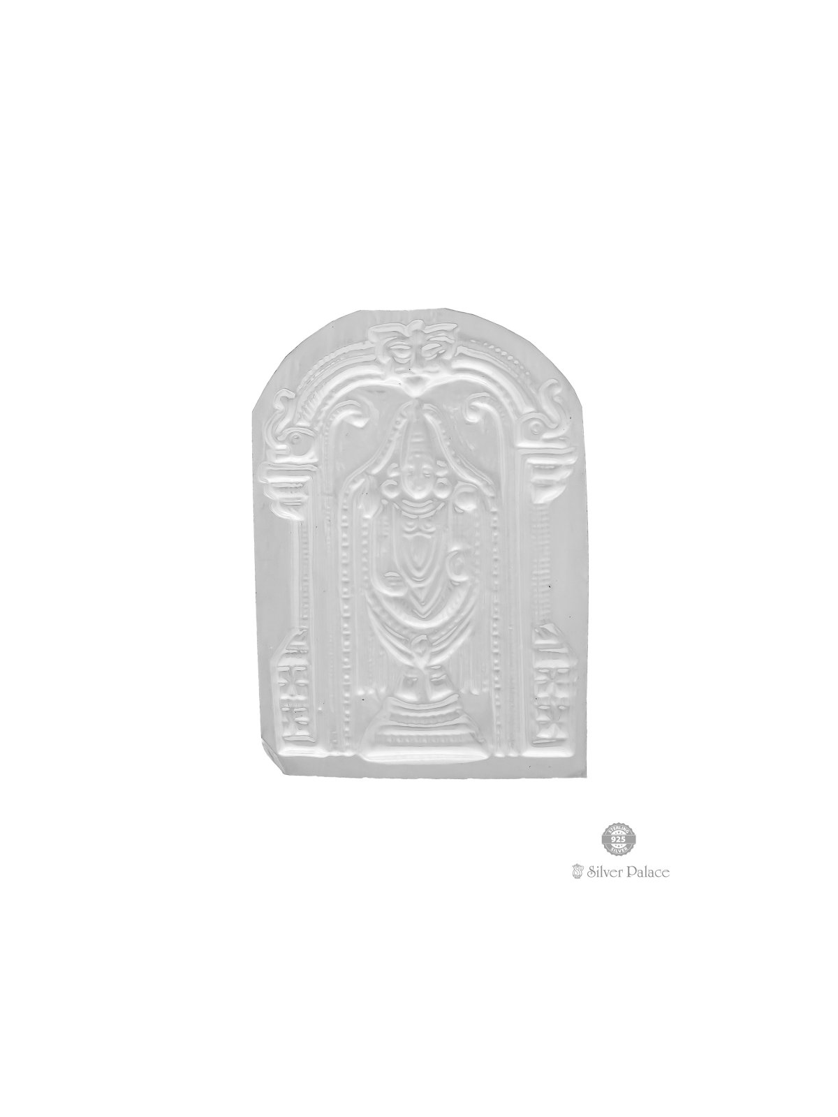 925 Silver Perumal Silver Sheet For Pooja Shri Collection - Silver Palace