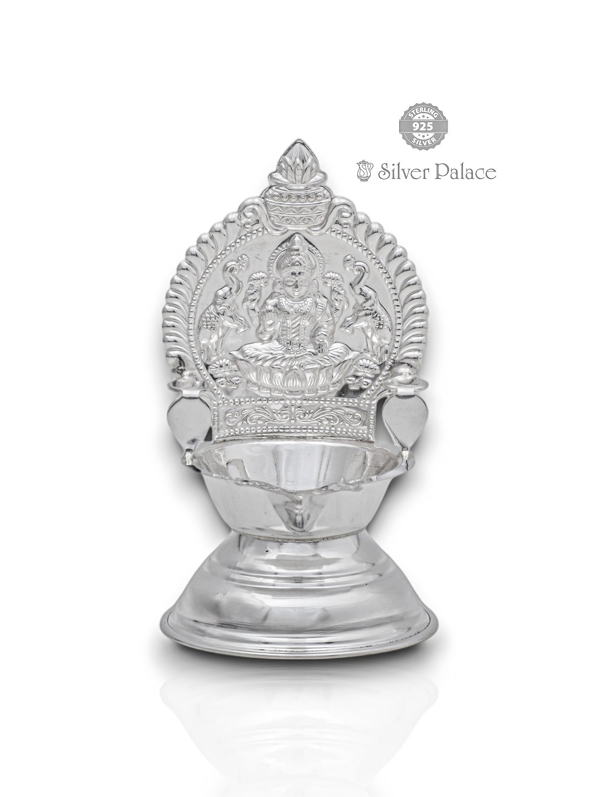 Pure Silver Kamakshi Deepam For Wedding Gift - Silver Palace