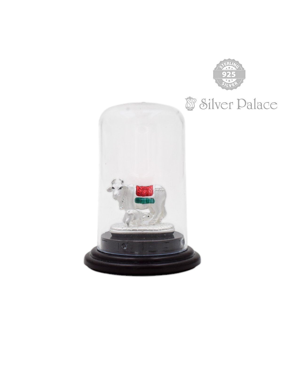 925 Pure Silver Gomatha Statue Antic Finish For Your Pooja Room ...