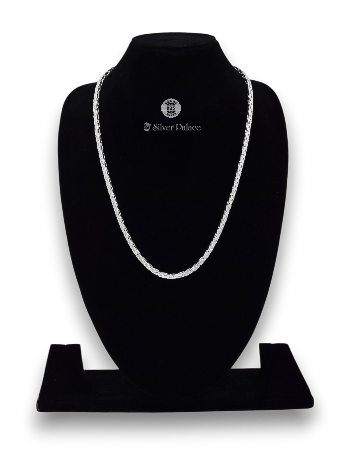 925 Sterling Silver Fancy Chain For Men Mauve Collection - Silver Palace