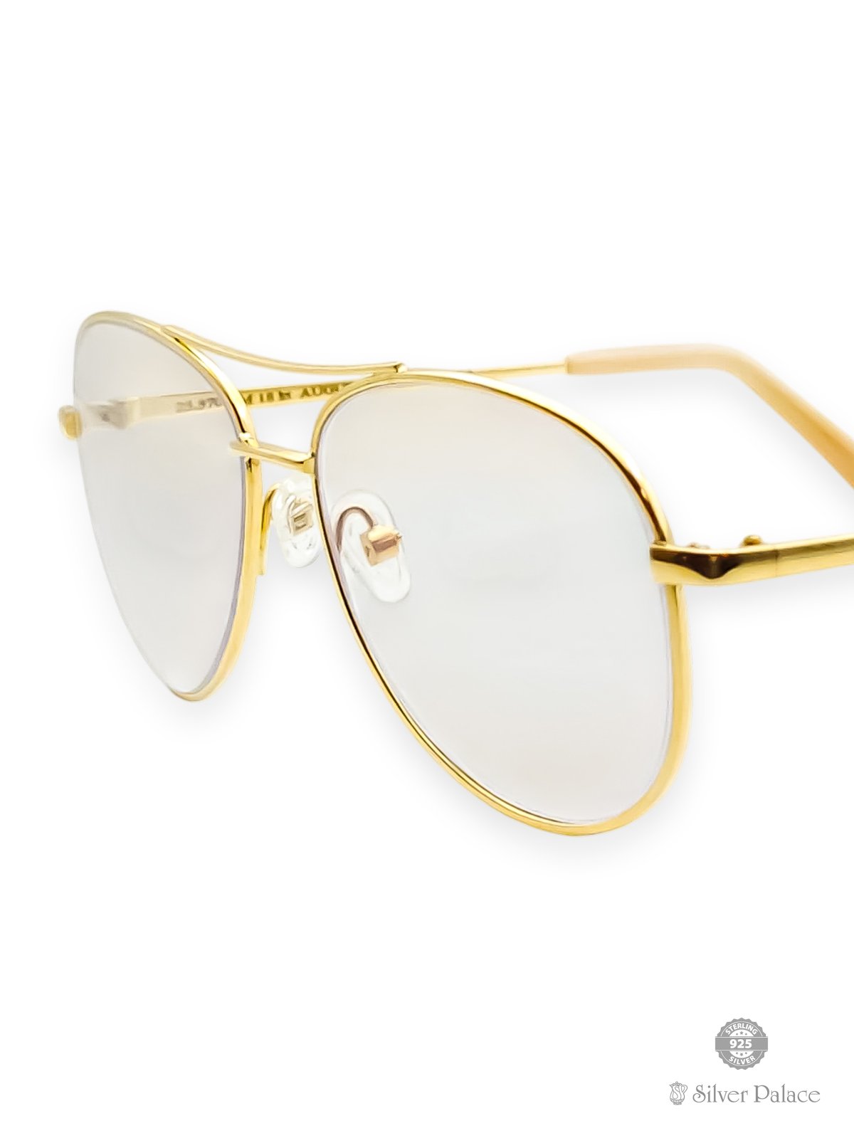 916 Pure Gold Stylish Premium Unisex Eye Glass - Silver Palace
