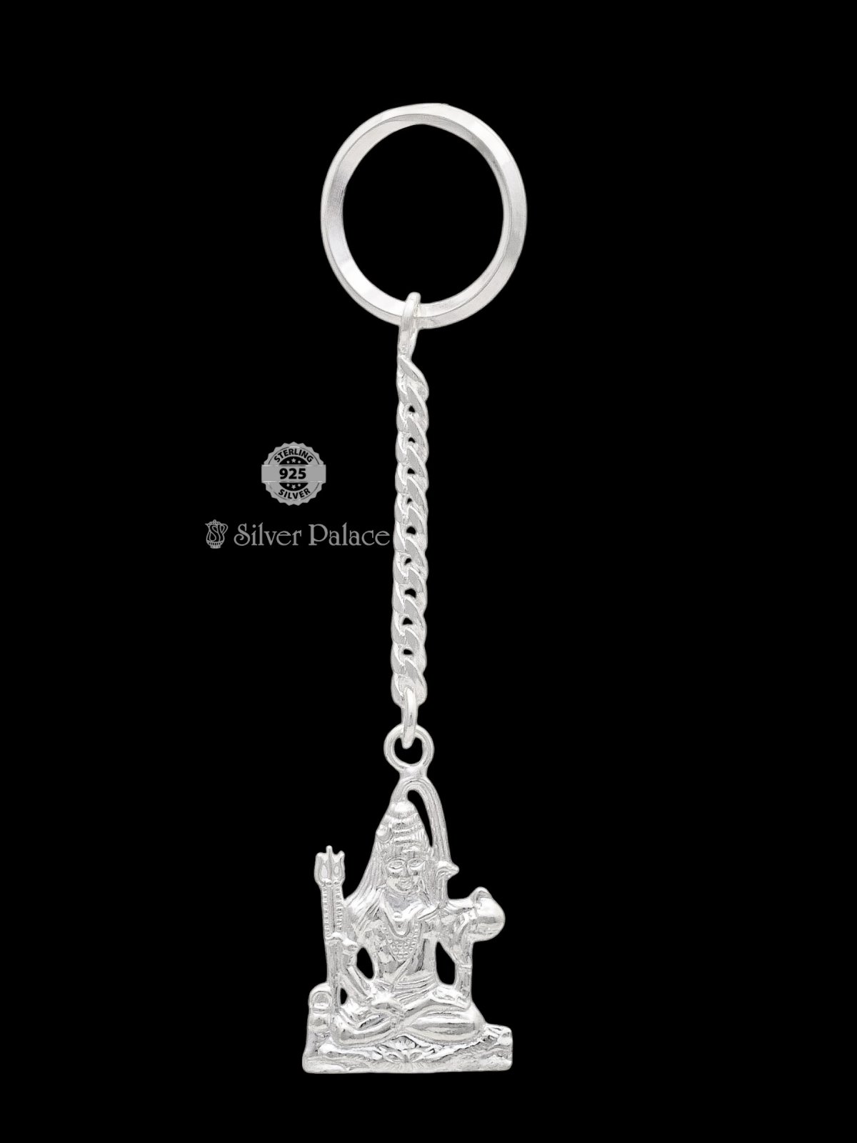 925 Pure Silver Sivan Key Chain For Your Keys - Silver Palace