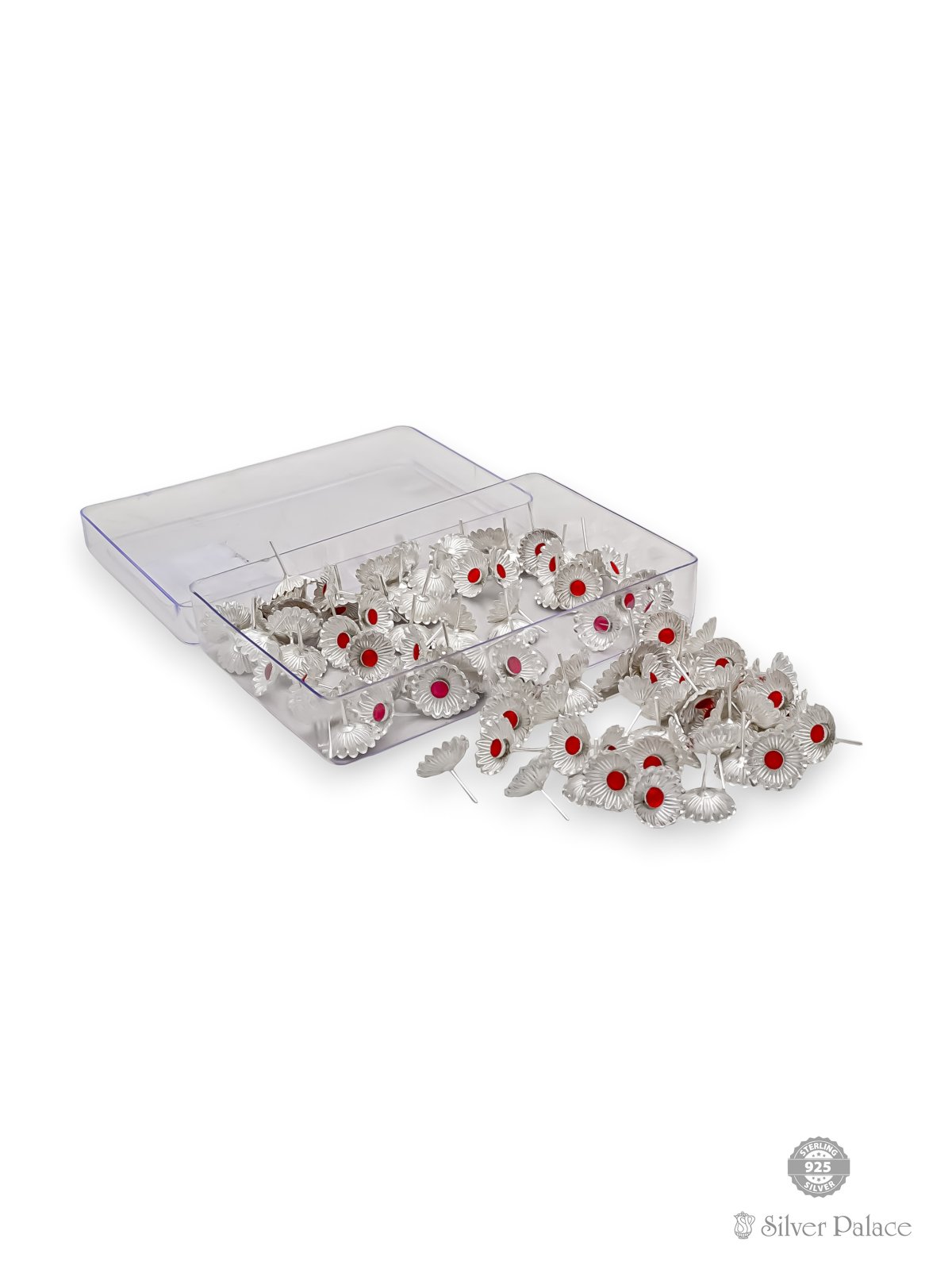 925 Pure Silver Malligai Flowers For Decorations - Silver Palace