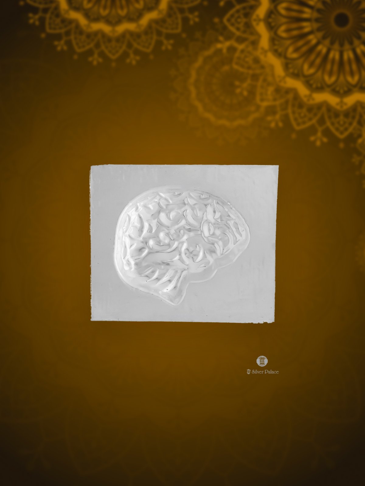 925 Silver Human Brain Silver Sheet For Divine Use Shri Collection ...