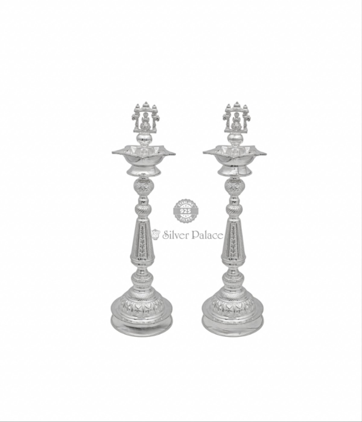 Nagas Kuthuvilaku With Lakshmi Motif – Traditional Pooja Lamp For ...