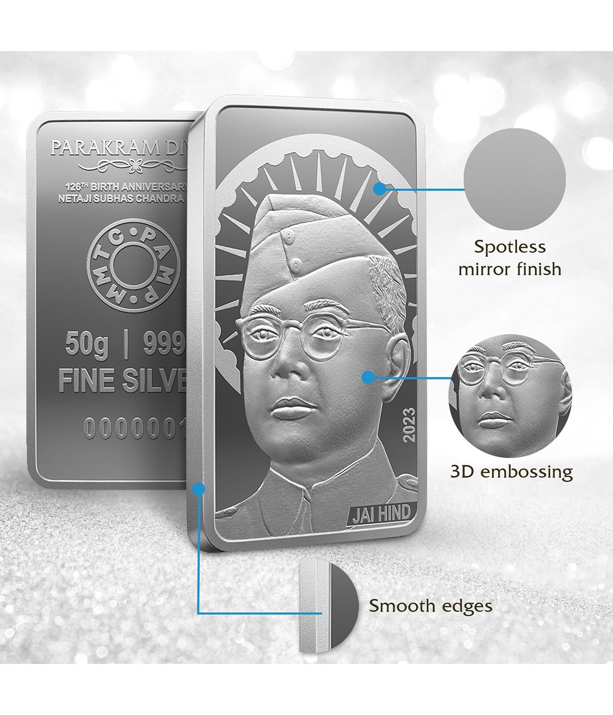 Silver Taj Mahal Precious Coin 20 Gm - Silver Palace