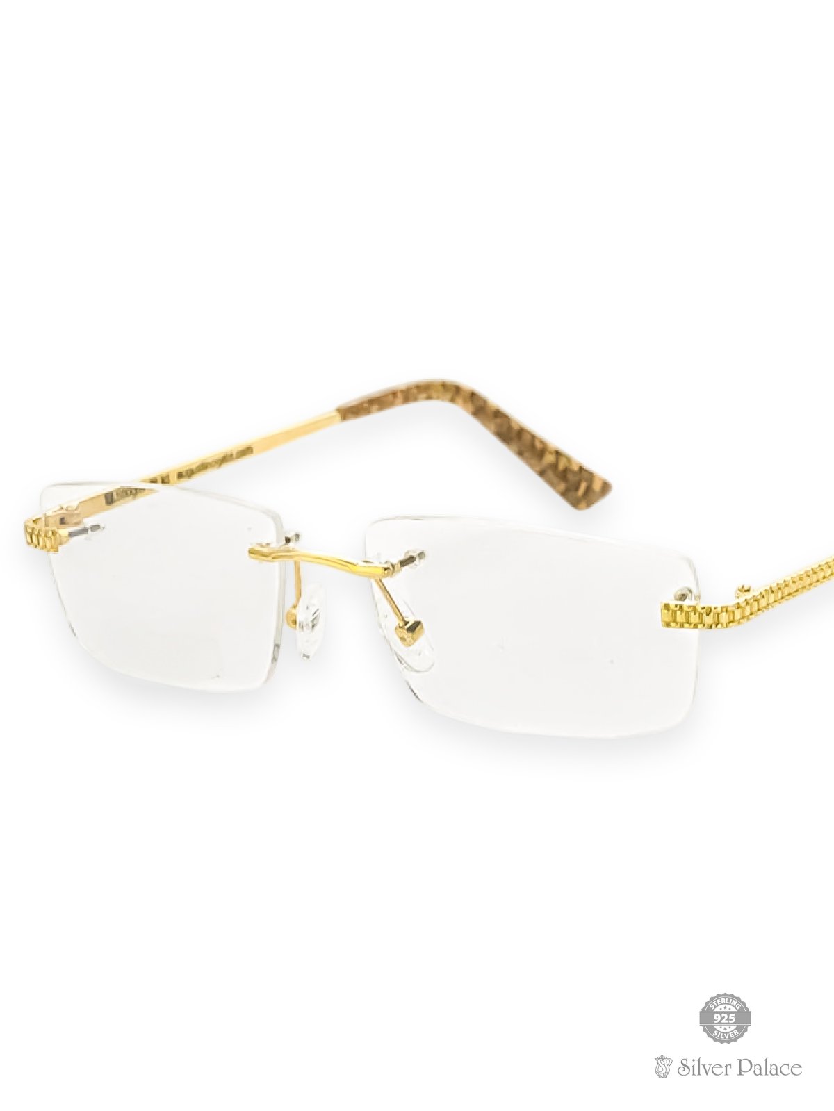 916 Pure Gold Vintage Style Eye Glass For To Make Vintage Look - Silver ...