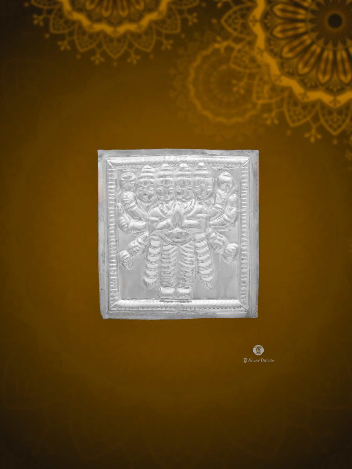 925 Silver Bramma Silver Sheet For Rituals Shri Collection - Silver Palace