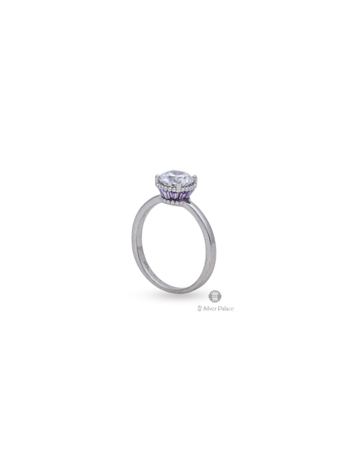 925 Sterling Silver White Stone Ring For Your Love Puya Collection ...