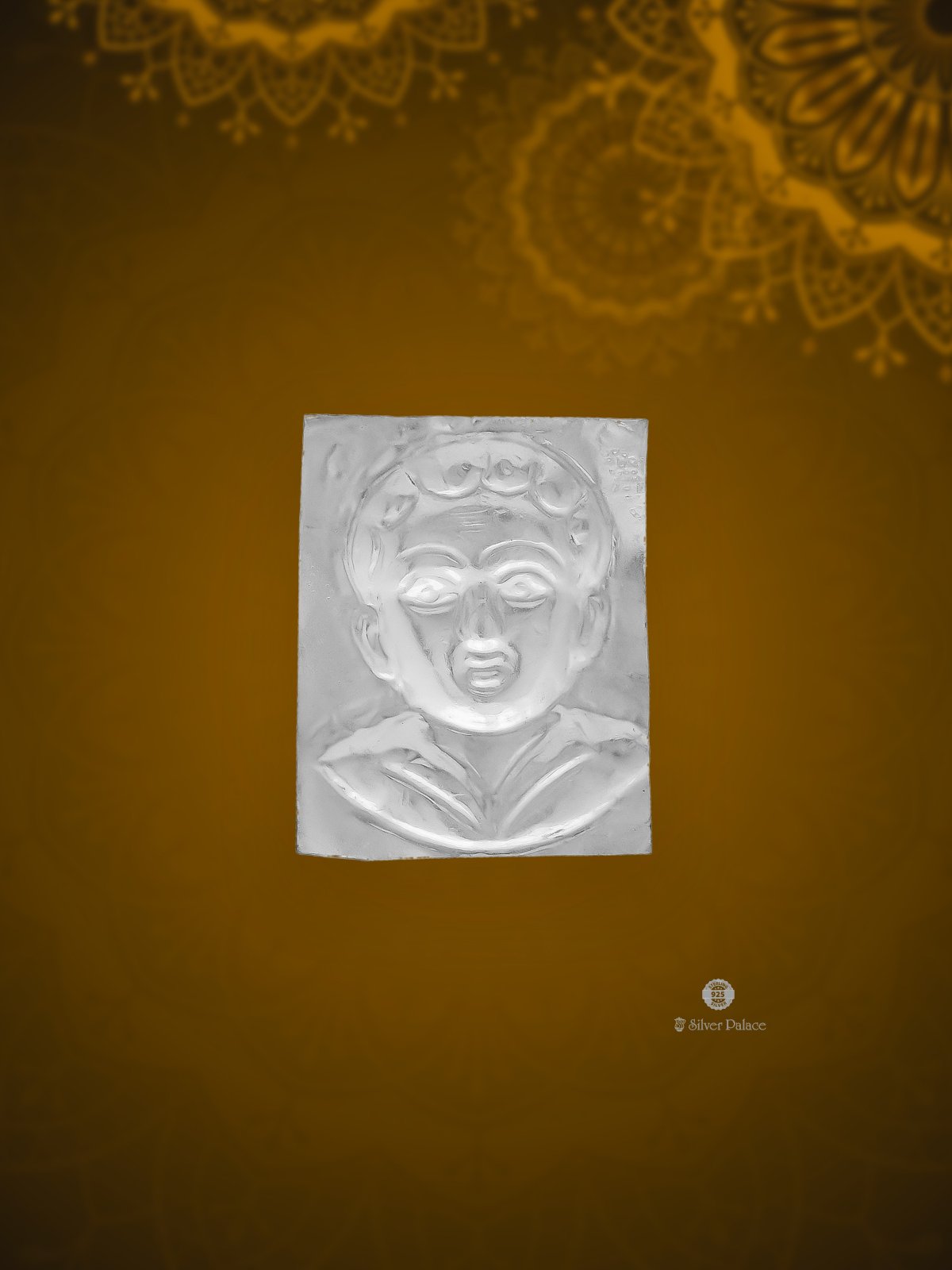 925 Silver Baby Face Silver Sheet For Temple Rituals Shri Collection ...
