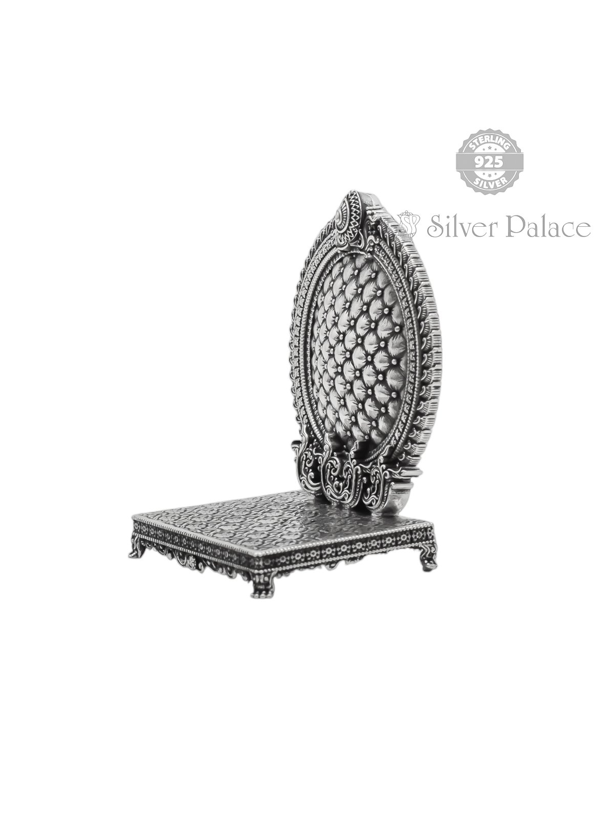 925 Silver Peetam Elevate Your Pooja Room With Divine Elegance - Silver ...