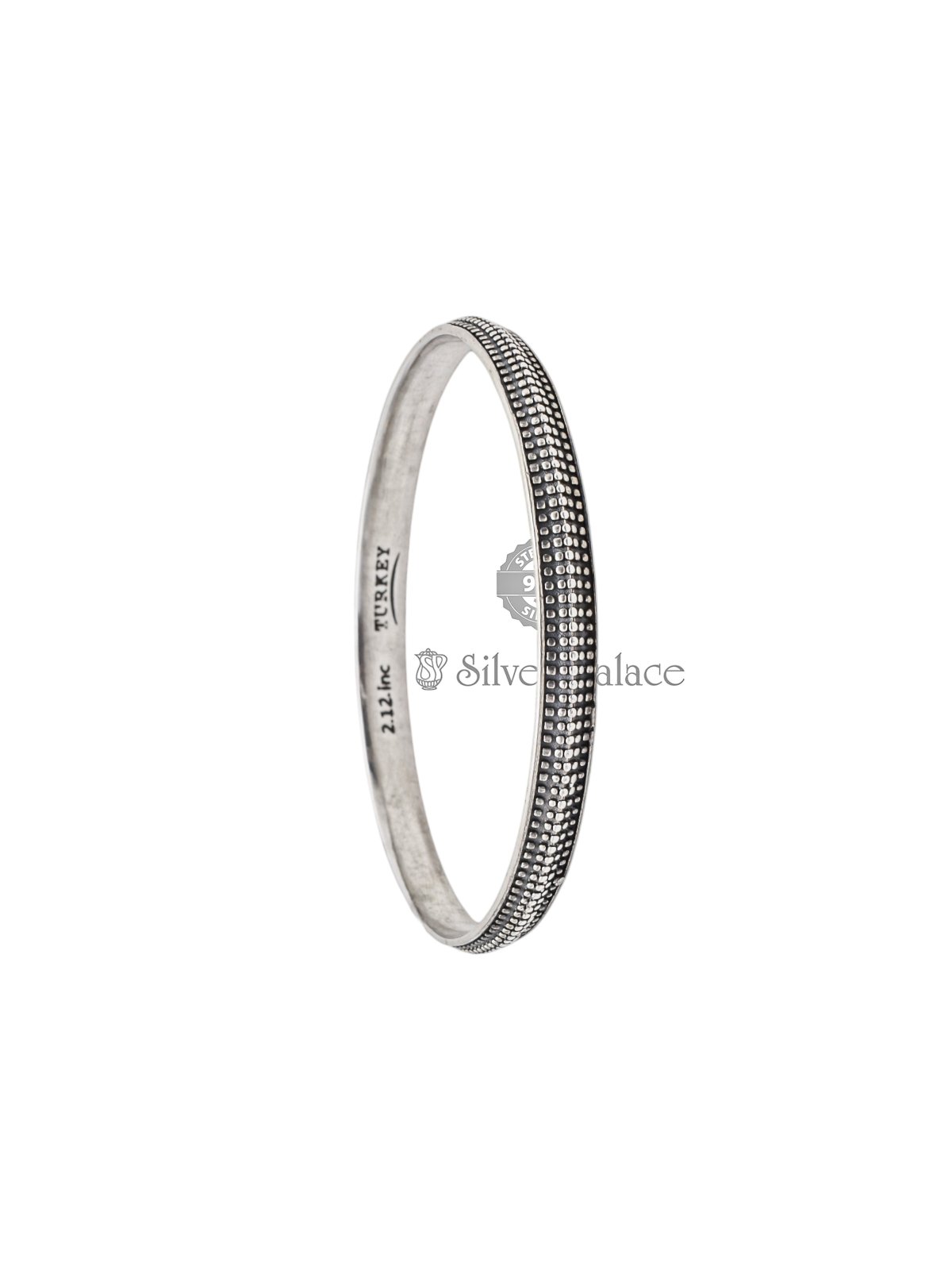 925 Sterling Silver Bhava Collection Turkey Bangle Kada Bracelet For ...