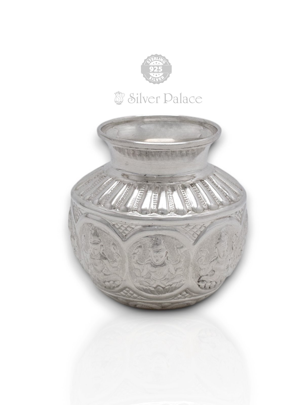 92.5 Silver Nagas Design Chombu For Multi Purpose - Silver Palace