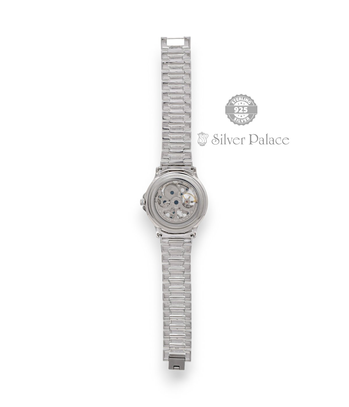 925 Silver Maan Collection Automatic Watch For Men - Silver Palace