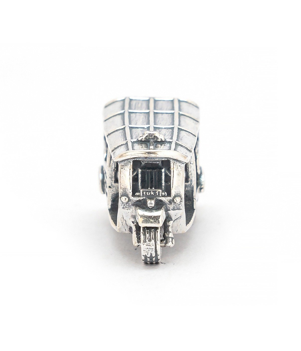 92.5 Sterling Silver Miniature Auto Rickshaw For Gift - Silver Palace