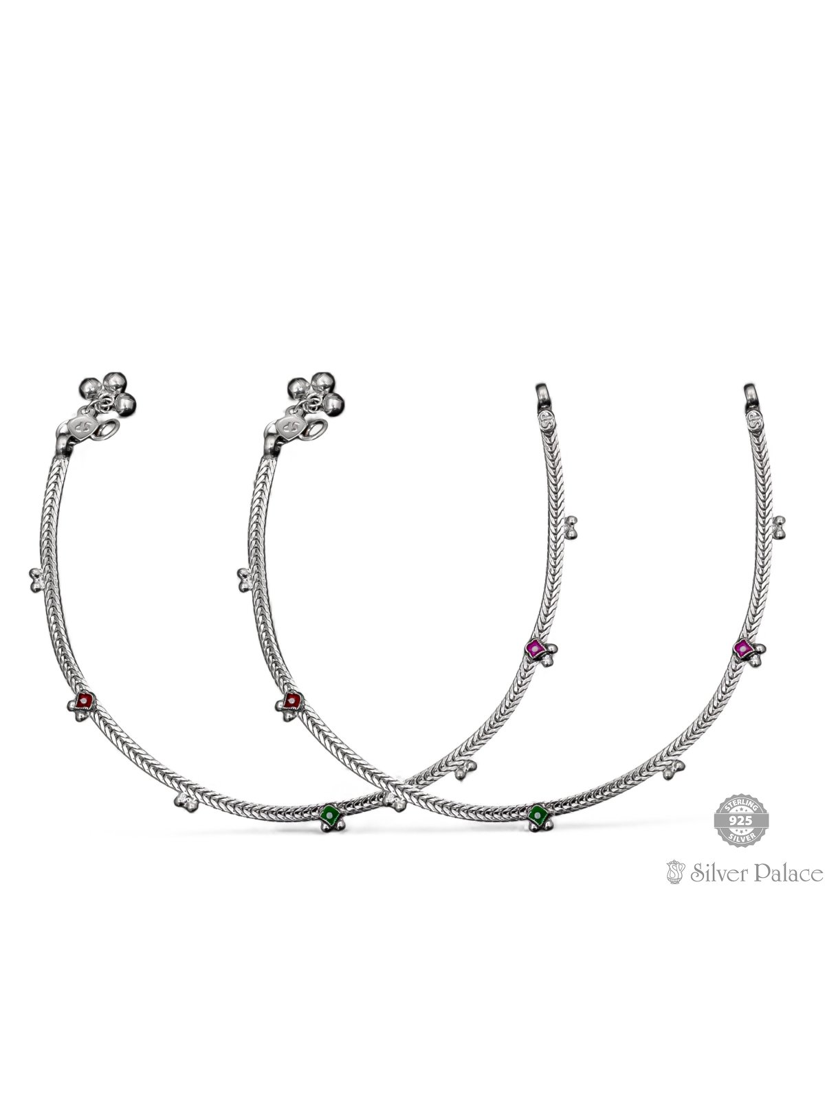 Anklets For Women Online In India Made In Pure Silver - Silver Palace