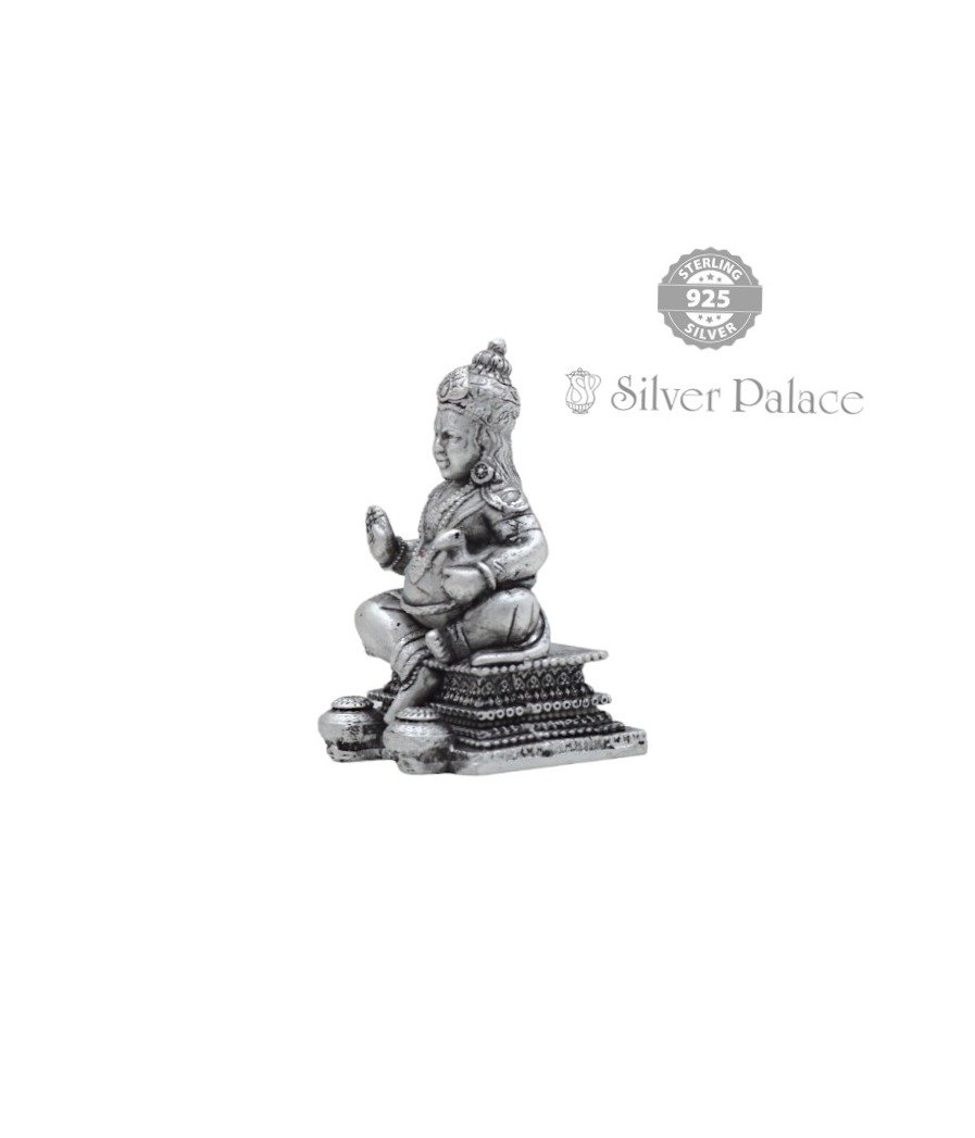 925 Oxidised Silver Kuber Idol - Divine Wealth And Prosperity For ...