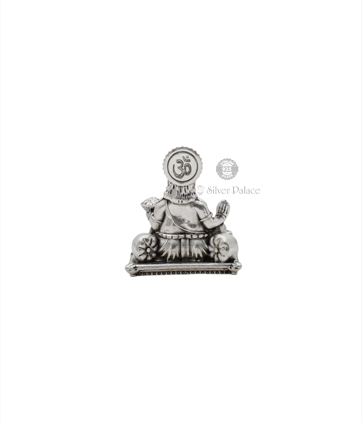 92.5 Oxidised Silver Kuber Idol For Pooja Uses - Silver Palace
