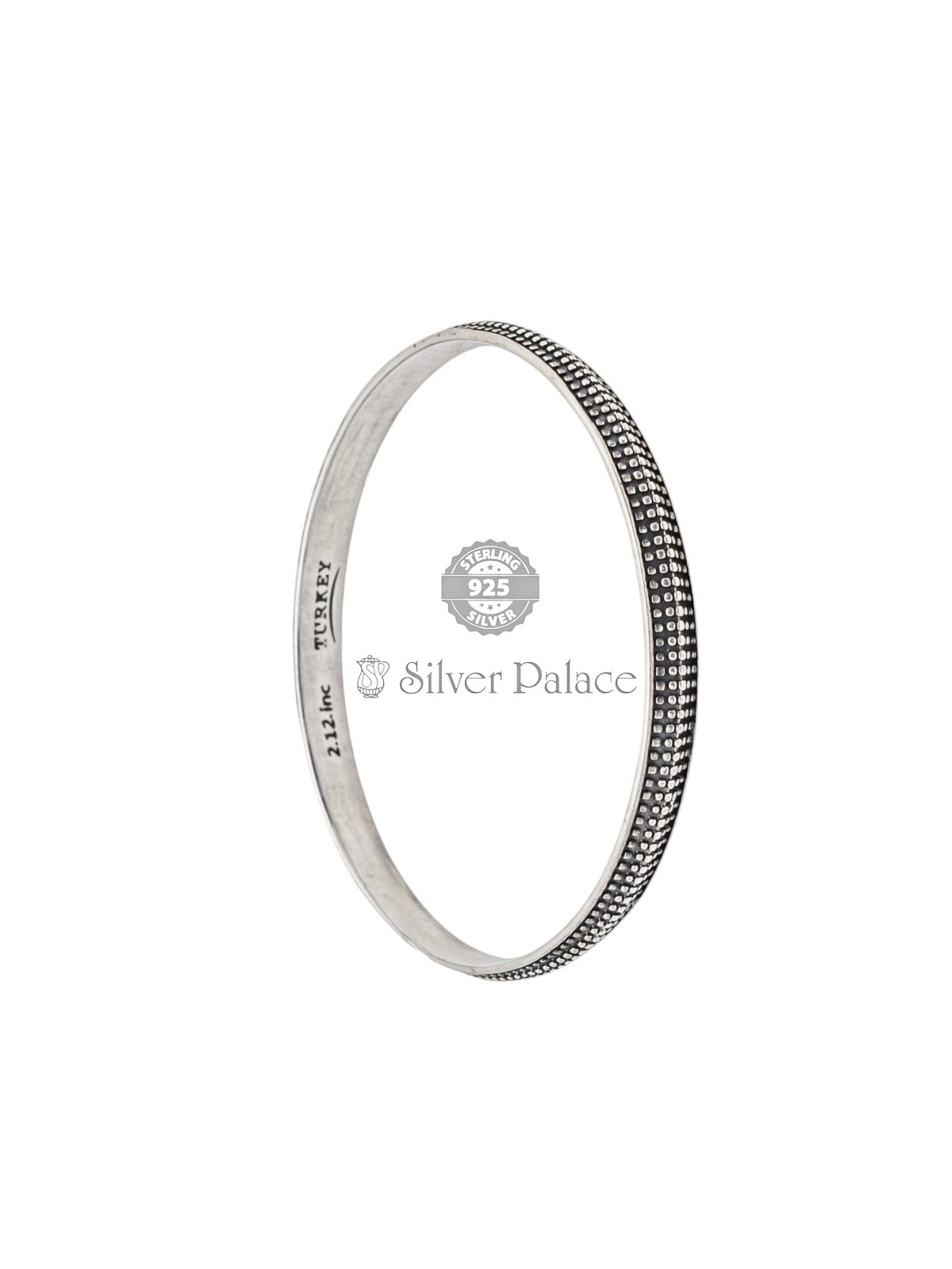 925 Sterling Silver Bhava Collection Turkey Bangle Kada Bracelet For ...