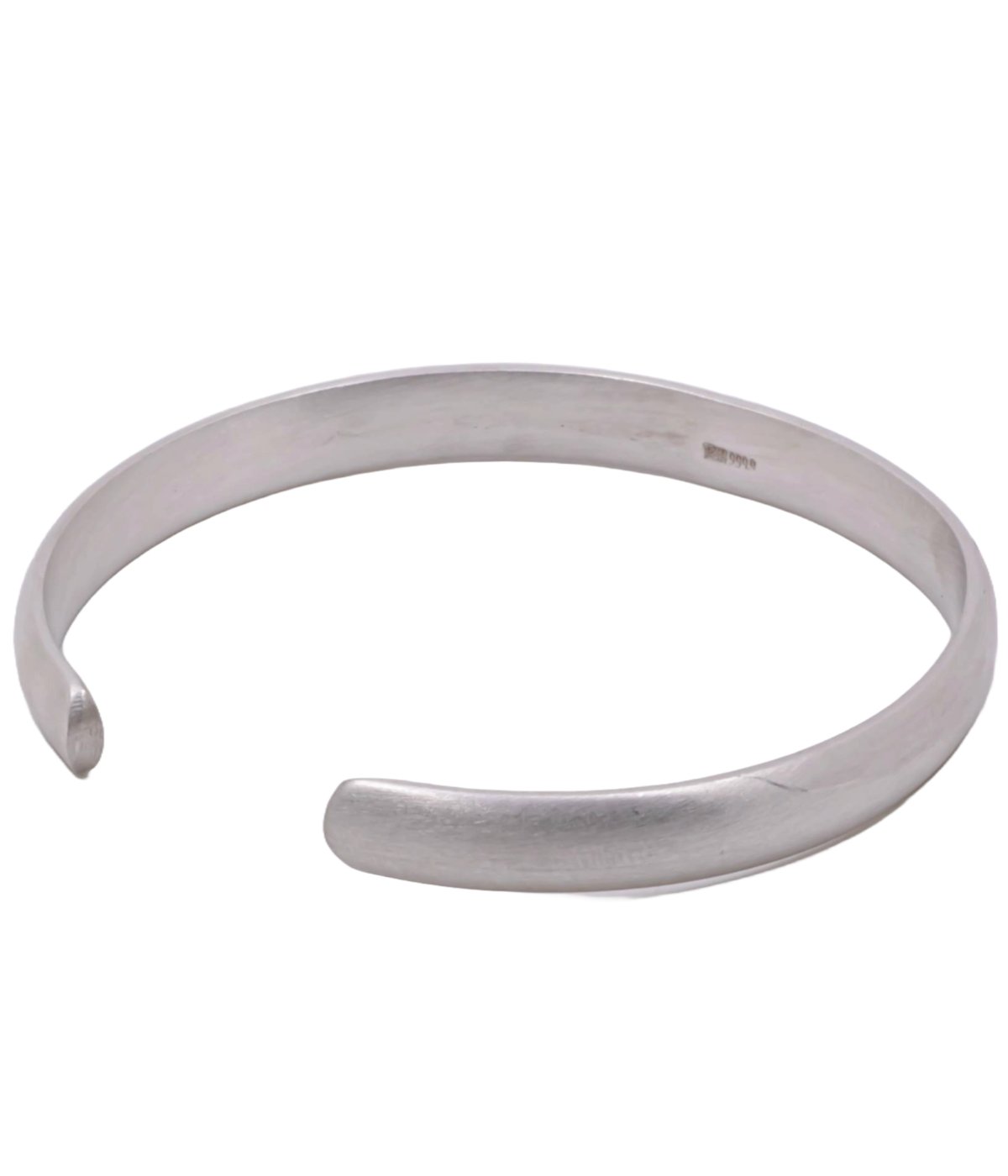 Handmade Sterling Silver Cuff Kada Hand Engraved Leaf Design - Silver ...