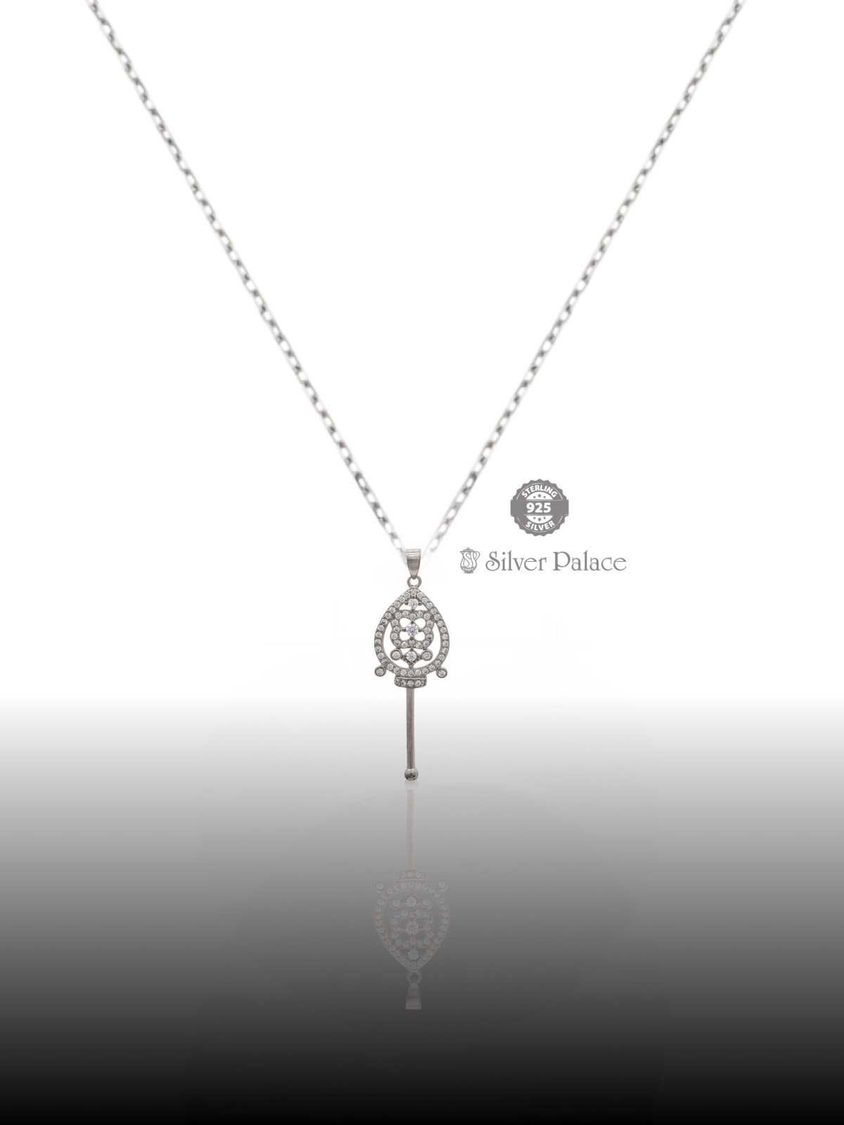 92.5 Sterling Silver Lord Murugan Vel For Pooja Purpose - Silver Palace