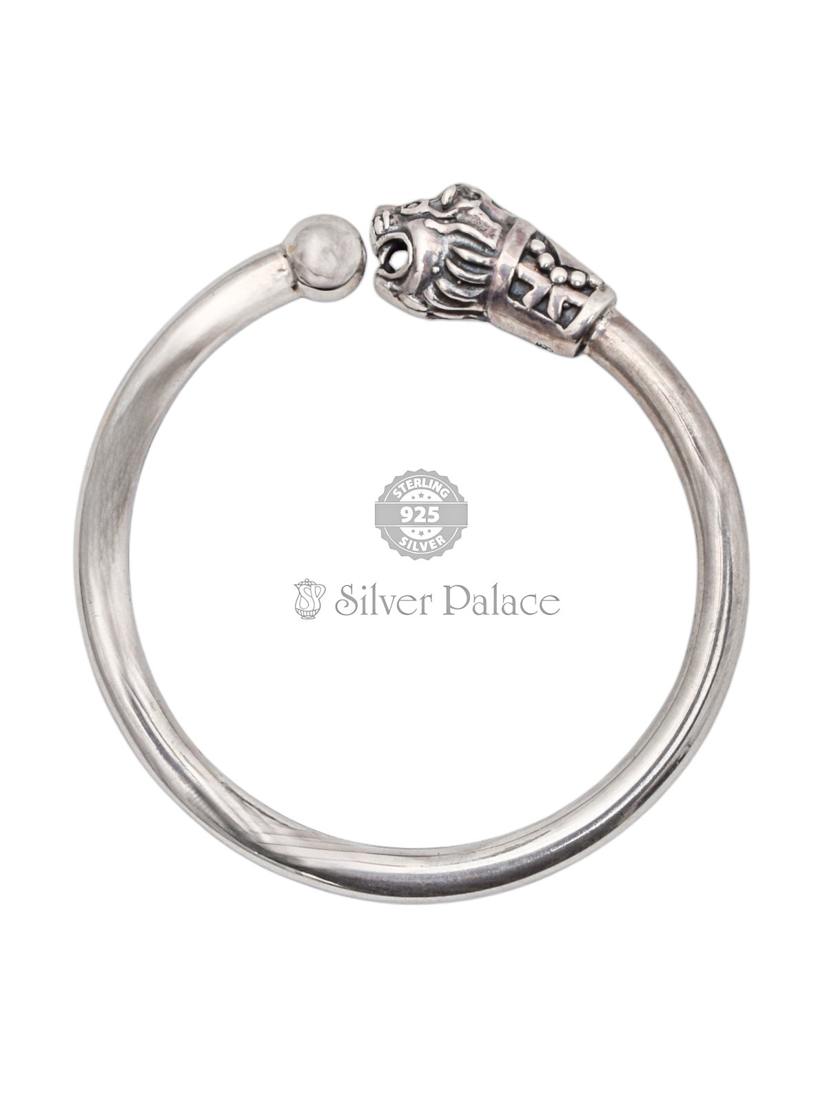 Mens Silver Kada - Silver Palace