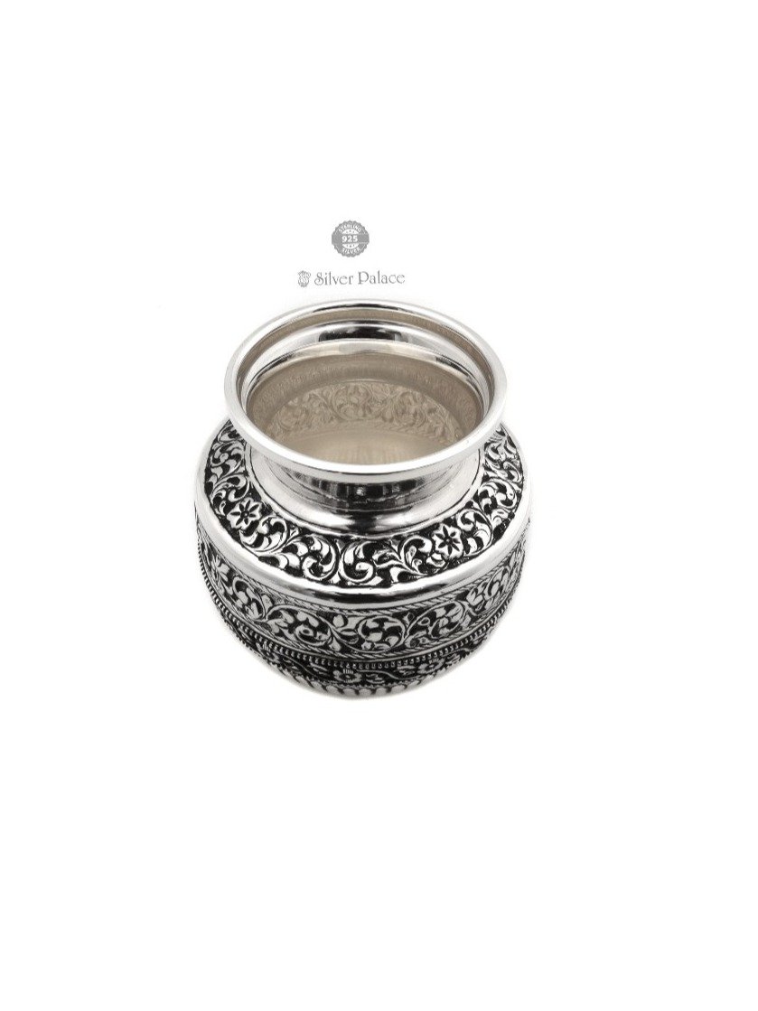 925 Oxidised Silver Chombu For Multi Purpose - Silver Palace